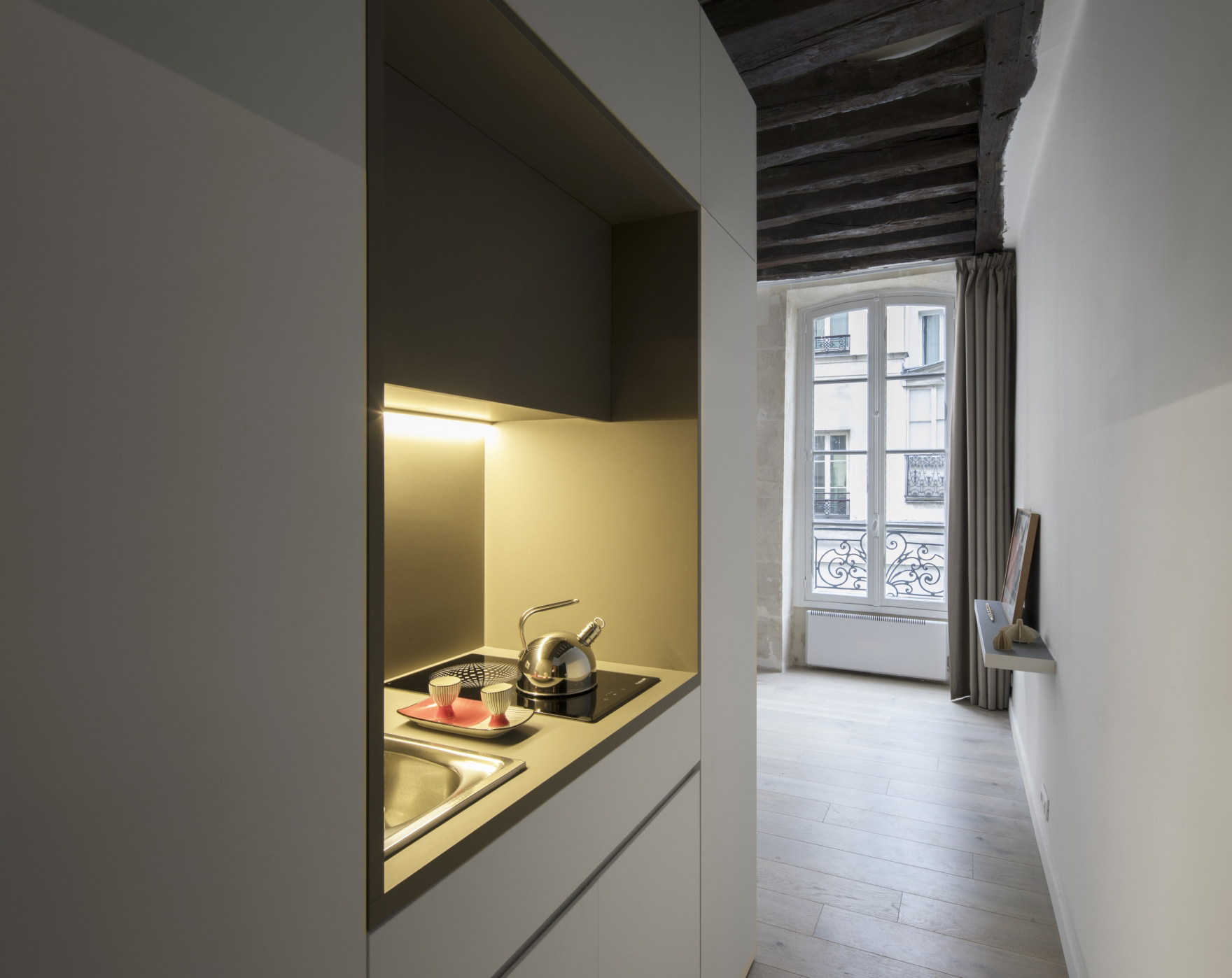 MULTIFUNCTIONAL MINIMAL SPACE BY EDB STUDIO - Fenix for Interiors Australia